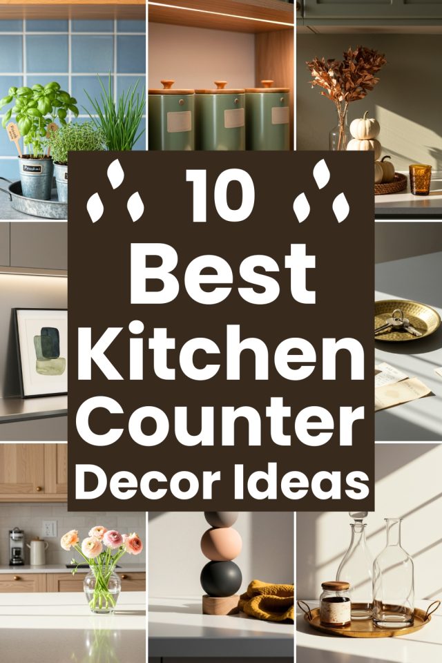 10 Best Kitchen Counter Decor Ideas To Elevate Your Space - All Things ...