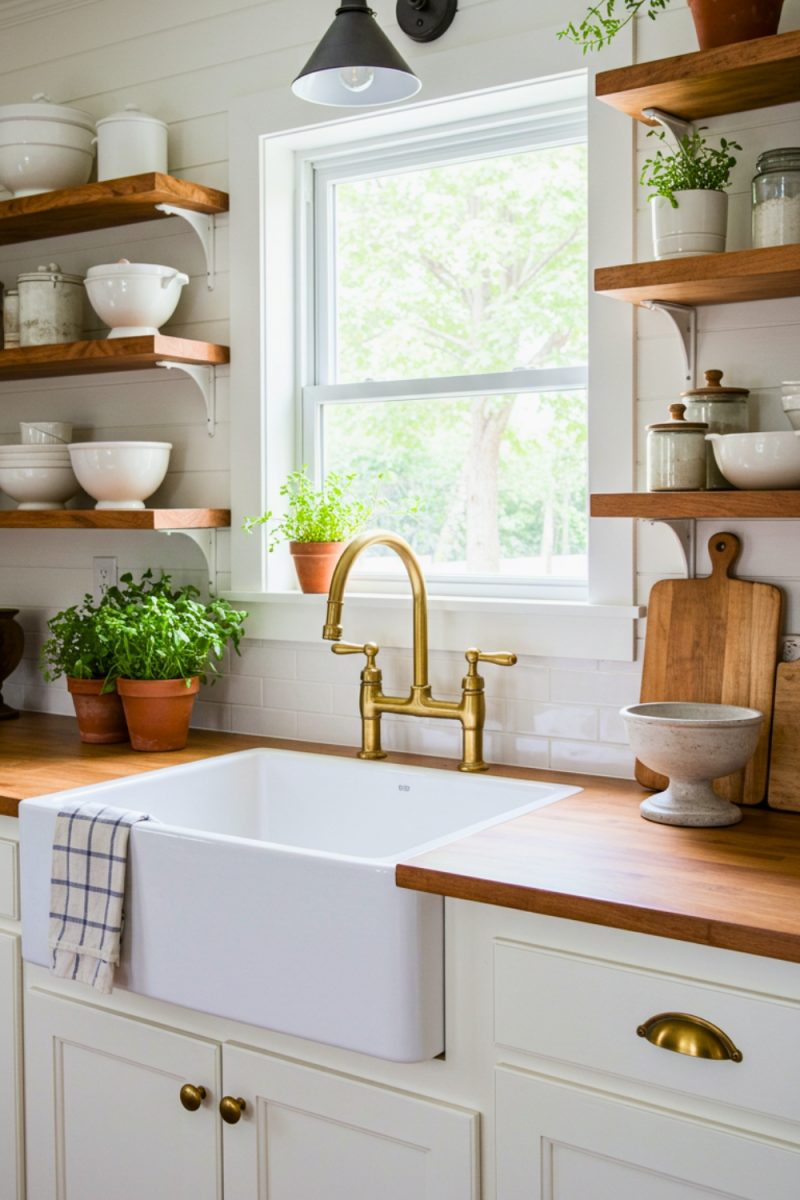 10 Simple Modern Farmhouse Kitchen Ideas With A Touch Of Rustic Charm ...