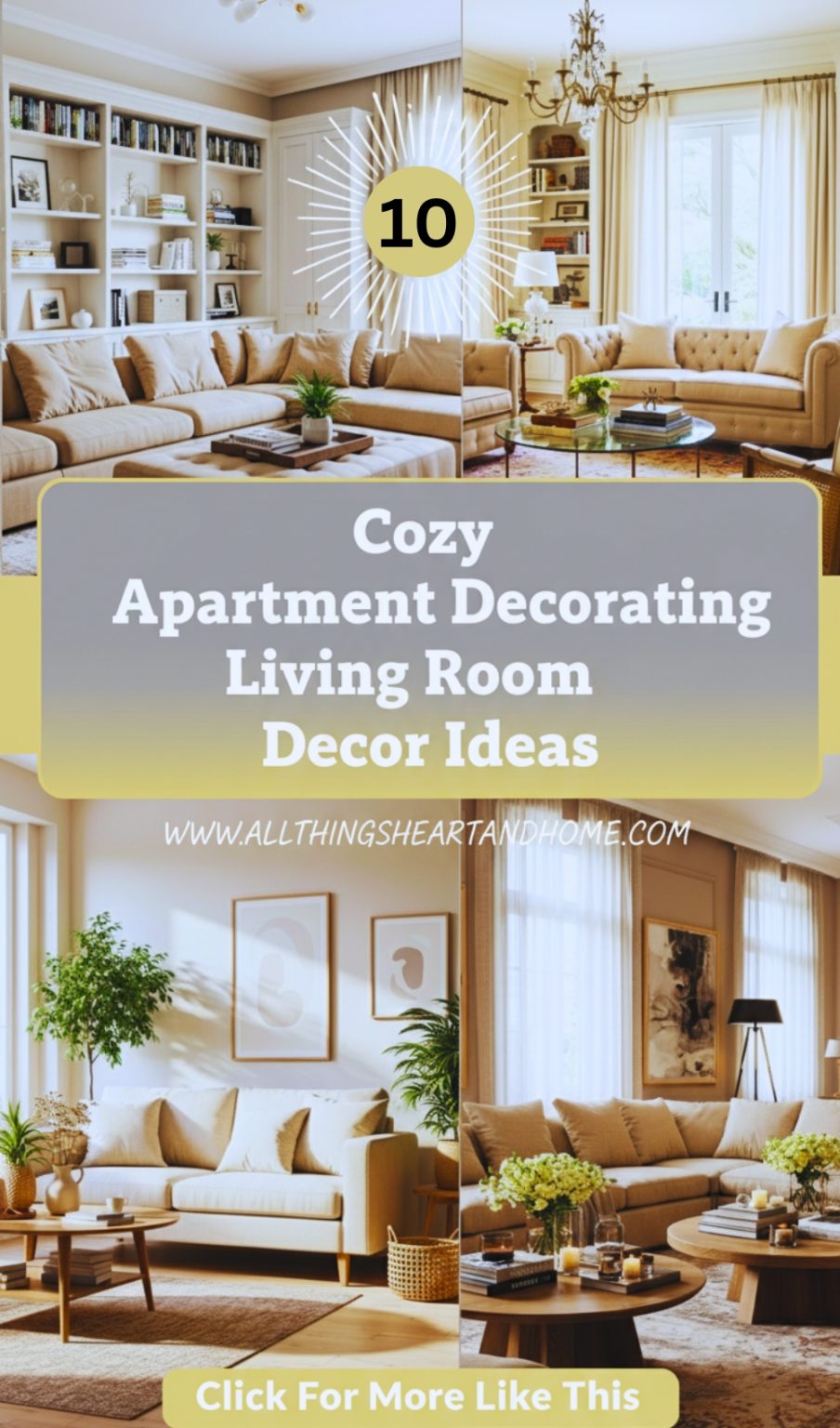 10 Apartment Decorating Living Room Ideas That Feel Cozy and Stylish ...