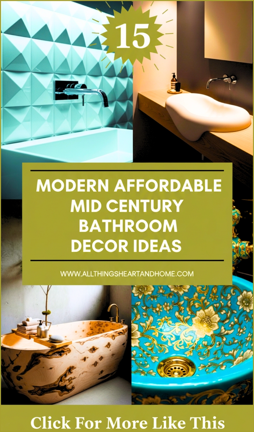 15 Affordable Mid Century Modern Bathroom Ideas That Impress - All ...