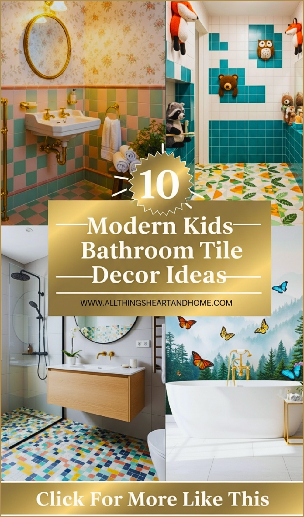 10 Kids Bathroom Tile Ideas To Make Bath Time More Fun - All Things ...