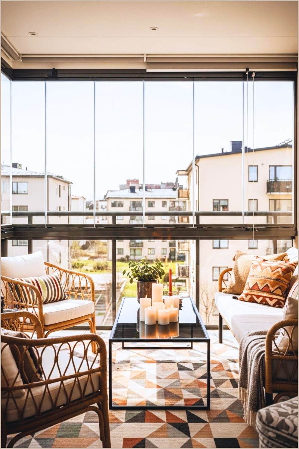 10 Stylish Luxury Enclosed Balcony Design Ideas For City Living - All ...