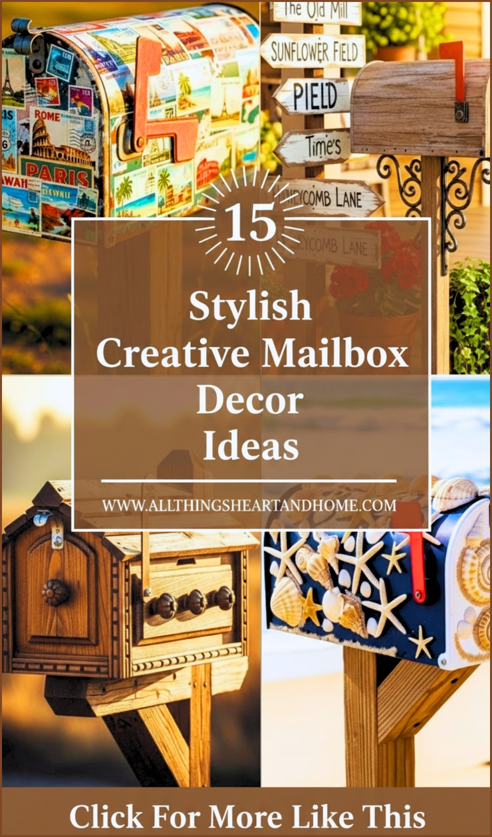 15 Creative Mailbox Decor Ideas For Stylish Outdoor Entry - All Things ...