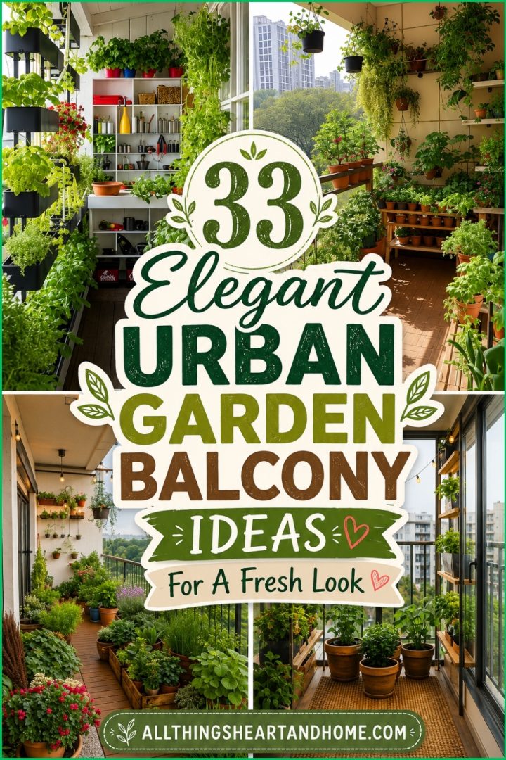 33 Elegant Urban Garden Balcony Ideas for a Fresh Look - All Things ...
